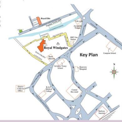 Royal Shelter Royal Windgates Trichy Map - Cantonment, Trichy Location Map