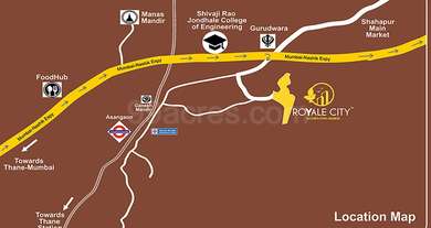 Royale Urbanspace LLP Royale City Map - Asangaon, Thane Location Map