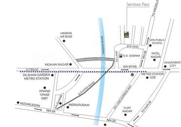 Royce Promoters Royce Sentosa Parc Map - Raj Nagar Extension, Ghaziabad ...