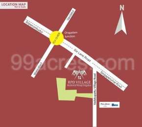 RPD Group RPD Village Map - Oragadam, Chennai Location Map