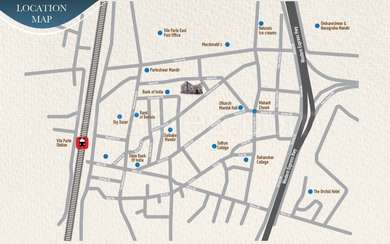 Zee Infra Group Zee Jayashree Map - Vile Parle East, Mumbai Location Map