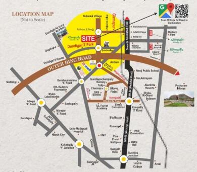 RR Associates and Co Kompally County 3 Map - Gundlapochampalli ...