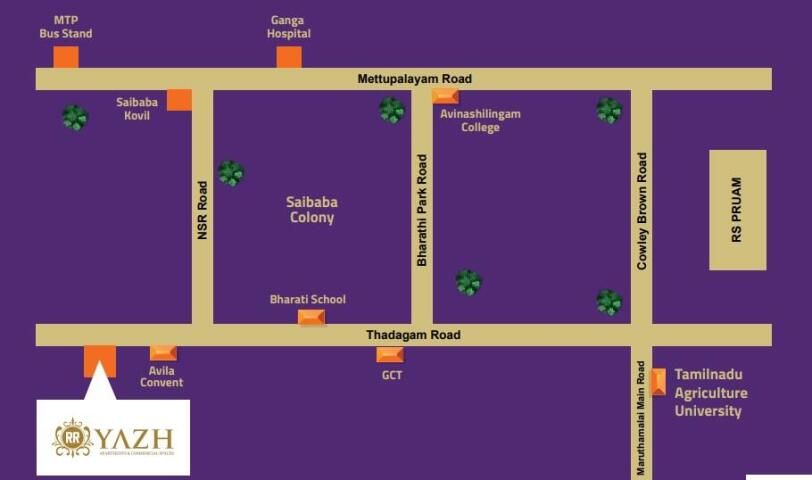 RR Yazh Saibaba Colony , Coimbatore Resale Price List, Brochure, Floor Plan, Location Map & Reviews