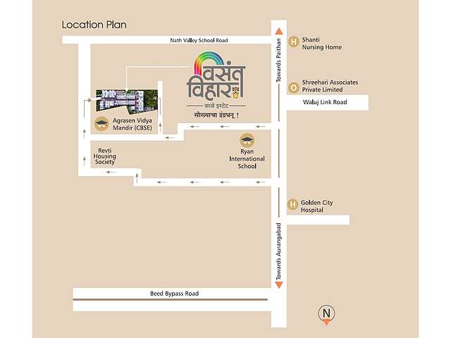 Vasant Vihar Itkheda, Aurangabad | Price List & Brochure, Floor Plan ...