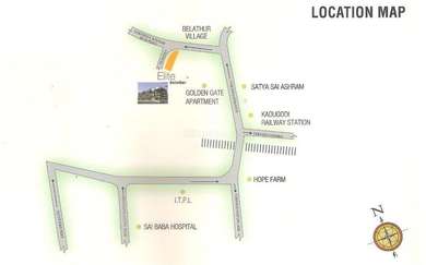 Rrr Builders RRR Elite Belathur Map - Whitefield, Bangalore Location Map