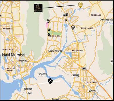 RS Couture LLP QA Riverfront Map - Taloja, Navi Mumbai Location Map