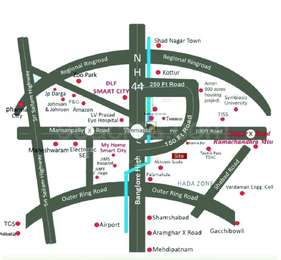 RS Infra Developers RS Paradise Dream City Map - Shamshabad, Hyderabad ...