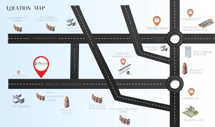 Ruby Builders and Promoters Ruby Courtyard Map - Vandalur, Chennai ...