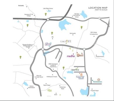 Rudhra Constructions Rudhras Bhuvi Map - Pragathi Nagar, Hyderabad ...