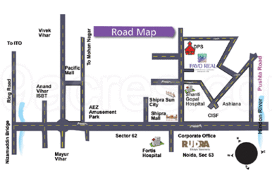 Rudra and UM Architecture and Contractor Rudra Pavo Real Map ...