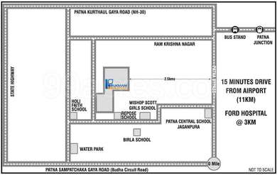 Rukmani Buildtech Rukmani Chatrapati Shivaji Greens Map - Kankarbagh ...