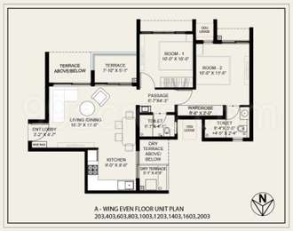 Runal Developers Runal Gateway Floor Plan - Ravet, Pune