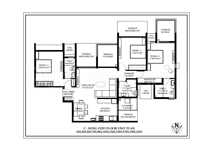 Runal Developers Runal Gateway Floor Plan - Ravet, Pune