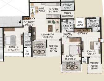 Runal Developers Runal Gateway Floor Plan - Ravet, Pune