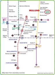 Runwal Developers Runwal Greens Map - Mulund West, Mumbai Location Map