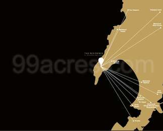 Runwal The Residence Map - Malabar Hill, South Mumbai Location Map