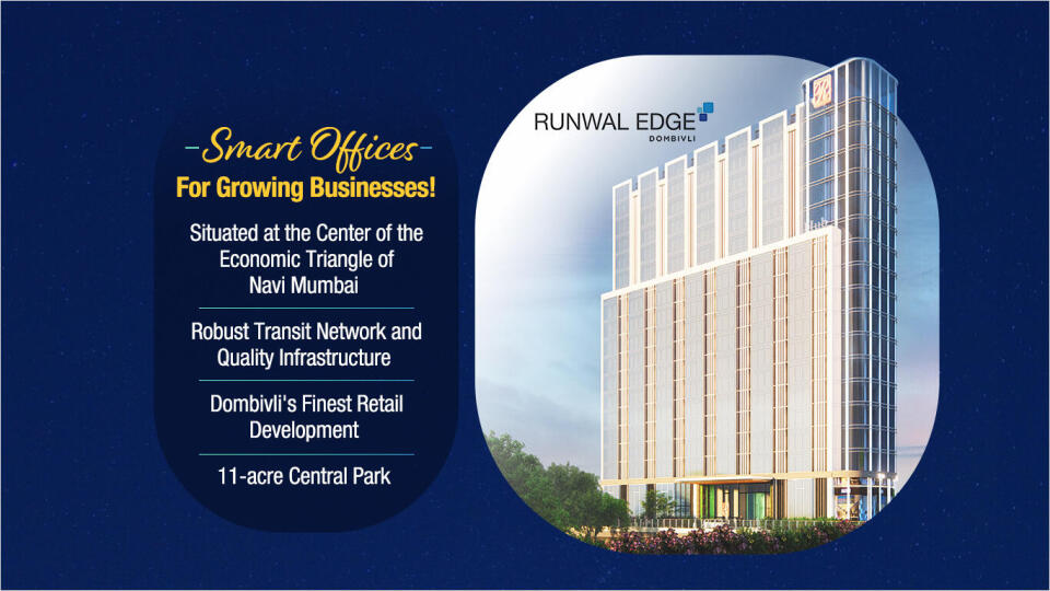 Runwal Edge Mumbai, Dombivli East - Invest in Office spaces