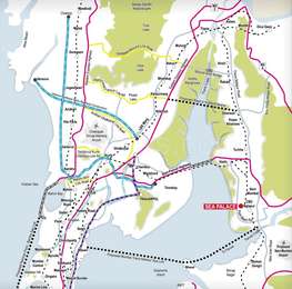 Ruparel Realty Ruparel Sea Palace Map - Nerul, Navi Mumbai Location Map