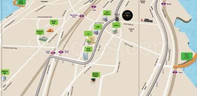Ruparel Realty Ruparel Jewel Map - Parel, Mumbai Location Map