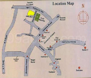 Rupayan Construction Builders Rupayan Su Casa Towers Map - Dum Dum ...