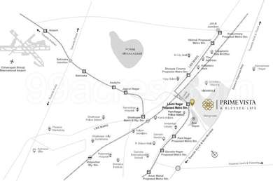 Paradigm Realty Prime Vista Map - Ghatkopar East, Mumbai Location Map
