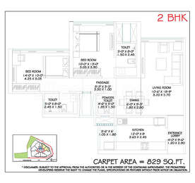 3 BHK Apartment / Flat for sale in Rustomjee Summit Rajendra Nagar ...