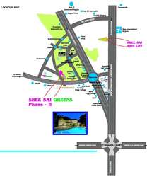 S and S Properties Sree Sai Greens Phase 2 Map - Rajankunte, Bangalore ...