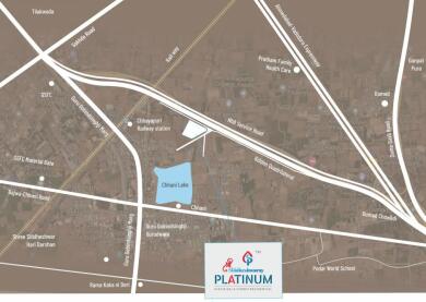 SP Infra S P Shree Siddheshwaray Platinum Map - Chhani, Vadodara ...