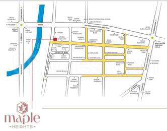 Saanvi Infra Saanvi Maple Heights Map - Nana Chiloda, SP Ring Road East ...