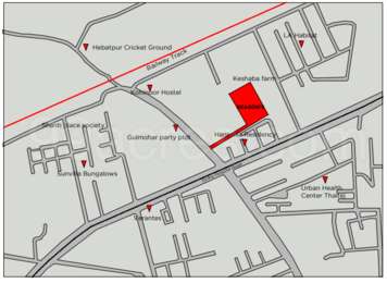 Saanvi Nirman Skydeck Seasons Map - Thaltej, Ahmedabad West Location Map