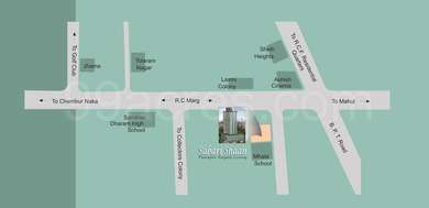 Sabari Group Builders Sabari Shaan Map - Chembur, Mumbai Harbour ...