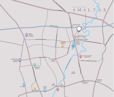 Sachin Patel Associate Sachin Sherwoods Amaltas Map - Sama, Vadodara ...