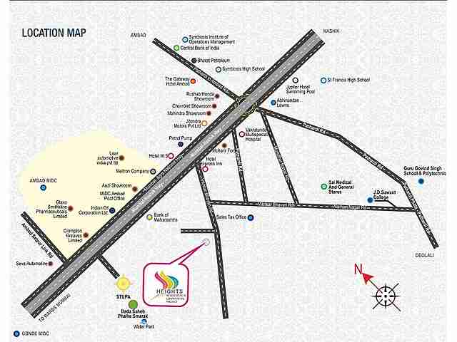 Sacho Satram Heights Nasik, Pathardi Phata Resale Price List, Brochure ...