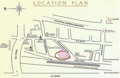 Sadguru Builders Sadguru Eastern Court Map - Vile Parle East, Mumbai ...