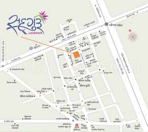 Sadguru Landmark Map - Naroda, Ahmedabad East Location Map