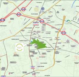 Safal Group Safal Golf Residences Map - Chembur, Mumbai Location Map