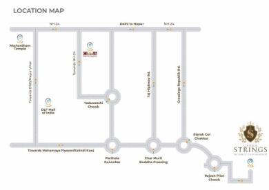 Civitech Developers Civitech Strings Map - Sector-12, Greater Noida ...