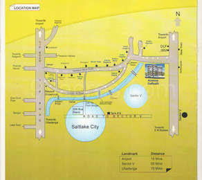 Saha Shelter and Nirman Saha Krishna Daffodils Map - Kestopur, Kolkata ...