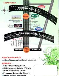 Sahasra Bhoomi Projects Sahasra Gardens Map - Bibinagar, Hyderabad ...