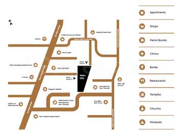 Sahasra Builders Sahasra Mount Oak Map - Hennur Road, Bangalore North ...