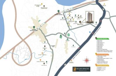 SS Life Spaces Balaji Kanha Map - Thakurli, Dombivli East Location Map