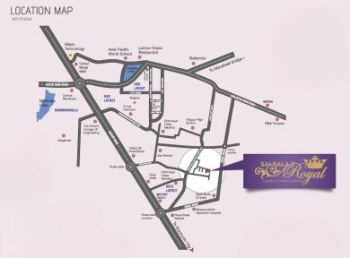 Sai Balaji Shelters Sai Balaji Royal Map - Hosa Road, Bangalore South ...