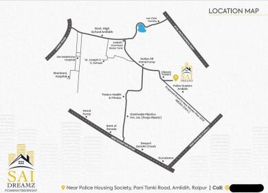 Sai Developers Raipur Sai Dreamz Map Amlidih Raipur Location Map