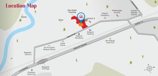 Sai Developers Valsad Sai Villa Map - Udvada, Valsad Location Map