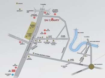 Sai Erectors Sai Canary Map - Balewadi, Pune Location Map