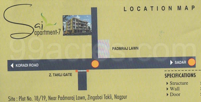 Sai Apartment 7 resale in Mankapur, Nagpur