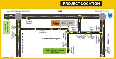 Sai Kalyan Builders Sai Kalyan Pardus Map - Coffee Board Layout ...