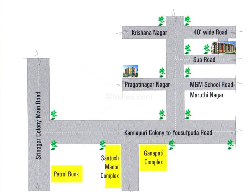 SAI Landmark Yousufguda, Hyderabad | Price List, Location, Floor Plan ...