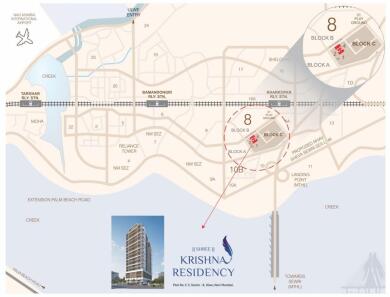 Sai Prasad Enterprises Mumbai Sai Shree Krishna Residency Map - Sector ...