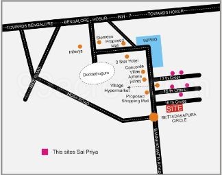 Sai Priya Infrastructure Sai Priya Elite Map - Neeladri Nagar ...